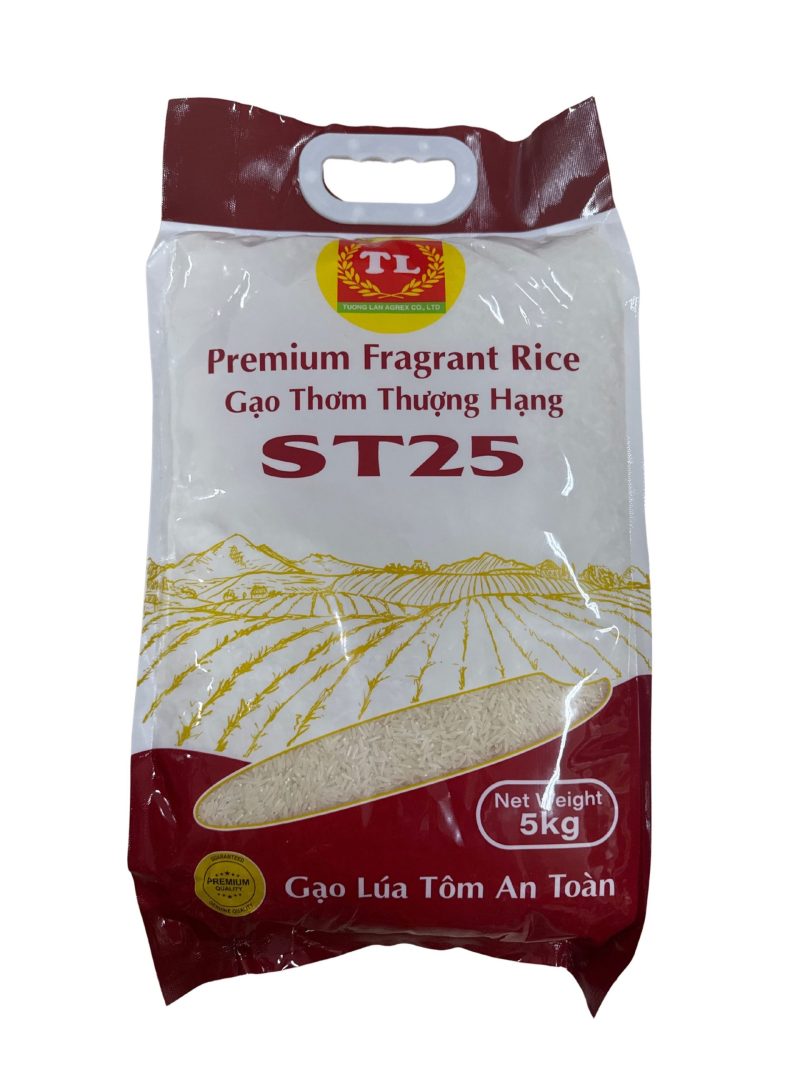 Premium Fragrant Rice ST25 - bag of 5kg - Viet Mart SA